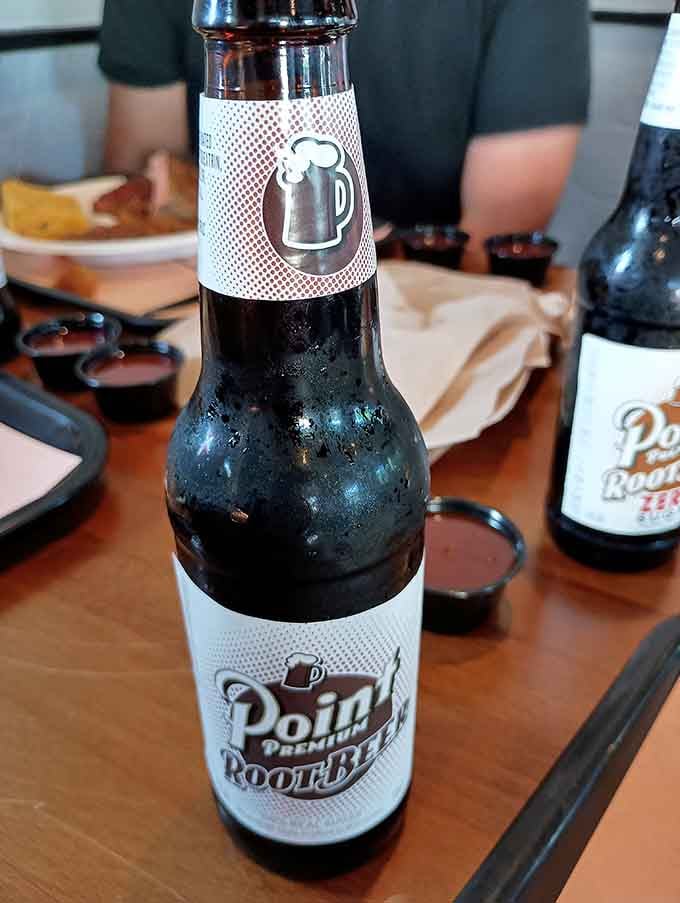 Point Root Beer pairs perfectly with smoked meat, proving Wisconsin knows how to do beverages right.