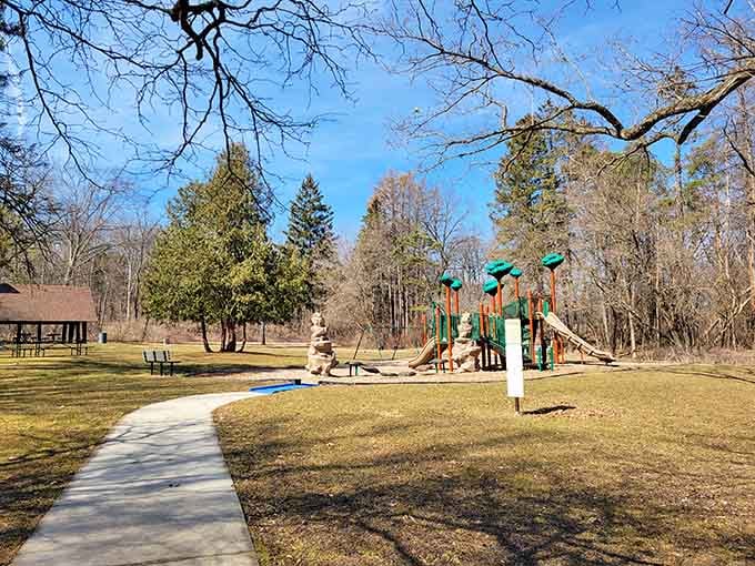 Big Hill Park offers peaceful green space where you can actually hear yourself think, imagine that.