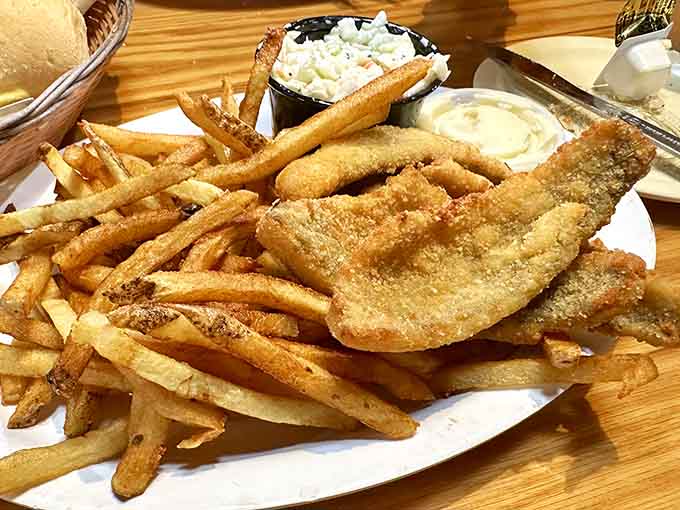Golden fried fish and crispy fries prove that sometimes the classics become classics for excellent reasons.