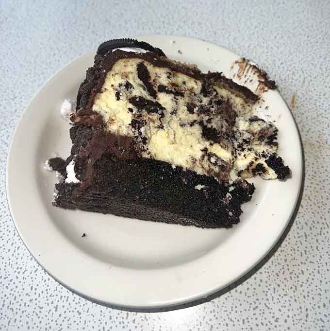 Oreo cheesecake so decadent, it makes dessert for breakfast seem like a perfectly reasonable life choice.