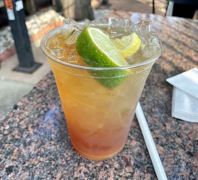 This drink knows exactly what you need after a long week, and it's not holding back.