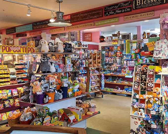 This is what happens when someone takes "kid in a candy store" as a serious design philosophy.