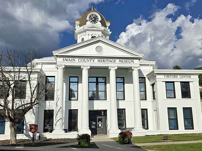 The Swain County Heritage Museum sits pretty in the old courthouse, teaching history without putting you to sleep.