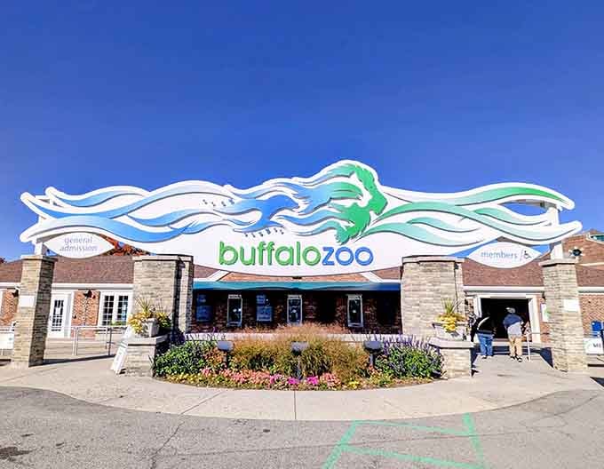 The whimsical entrance promises wild encounters and family memories, all within one of America's oldest and finest zoological parks.