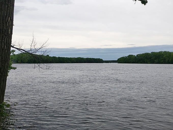 The Connecticut River stretches endlessly, reminding us that some things are bigger than our daily commutes.