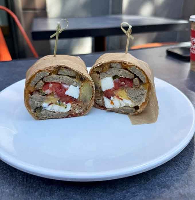 This breakfast wrap comes stuffed with everything you need to start your day like a true Central Perk regular.