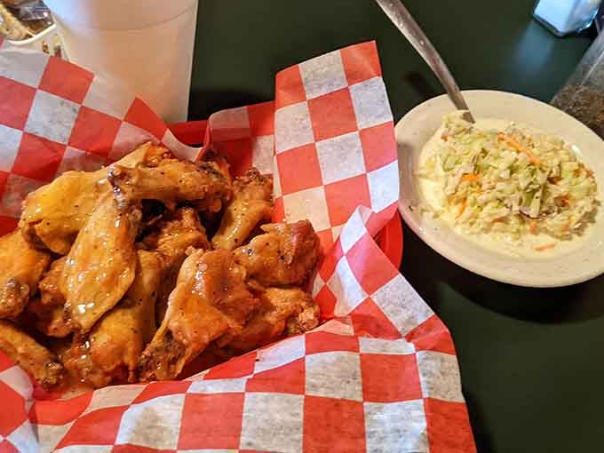 These lemon pepper wings arrive glistening and ready to make you forget you ever ordered anything else.
