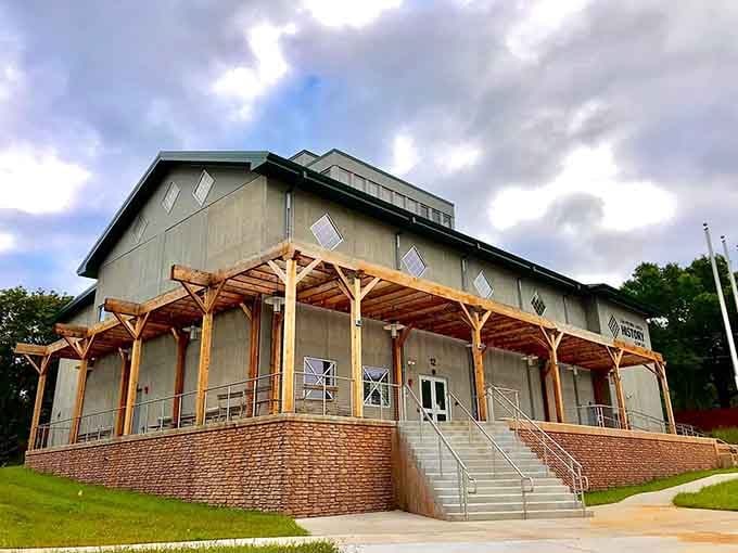 The Chippewa Area History Center's barn-style architecture hints at stories worth preserving and afternoons worth spending inside exploring them.