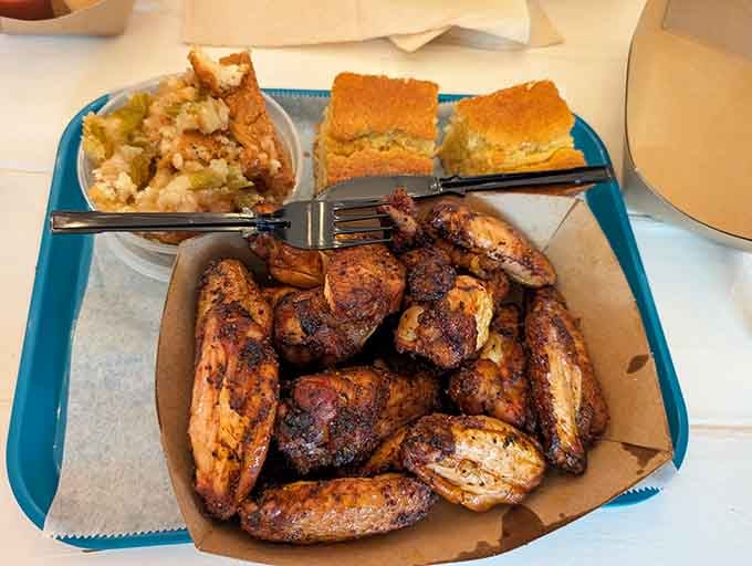 Smoked wings with that gorgeous mahogany color prove that chicken deserves respect in the barbecue world too.