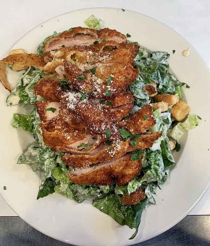 When salad looks this good, you almost forget you're being responsible about your vegetable intake today.