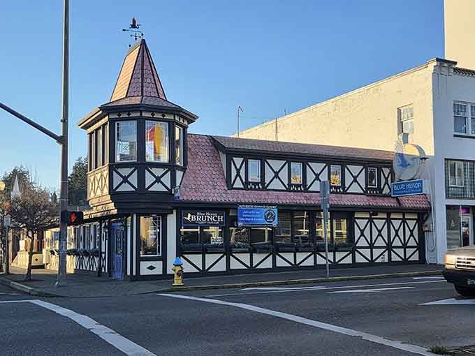 Blue Heron Bistro's charming architecture hints at the quality dining experiences waiting inside this coastal gem of a restaurant.