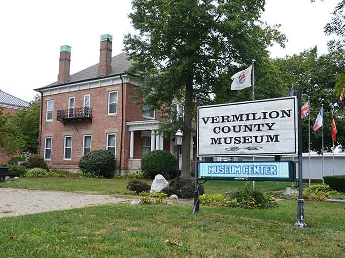 The Vermilion County Museum stands ready to share local history without charging admission like you're visiting Disney World.