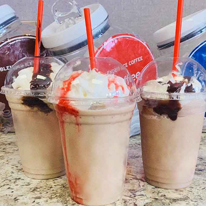 These milkshakes bring all the folks to the yard, offering the perfect sweet companion to your donuts.
