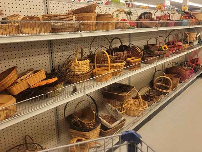 Wicker baskets galore, ready to organize your life or just look charming on your kitchen counter.