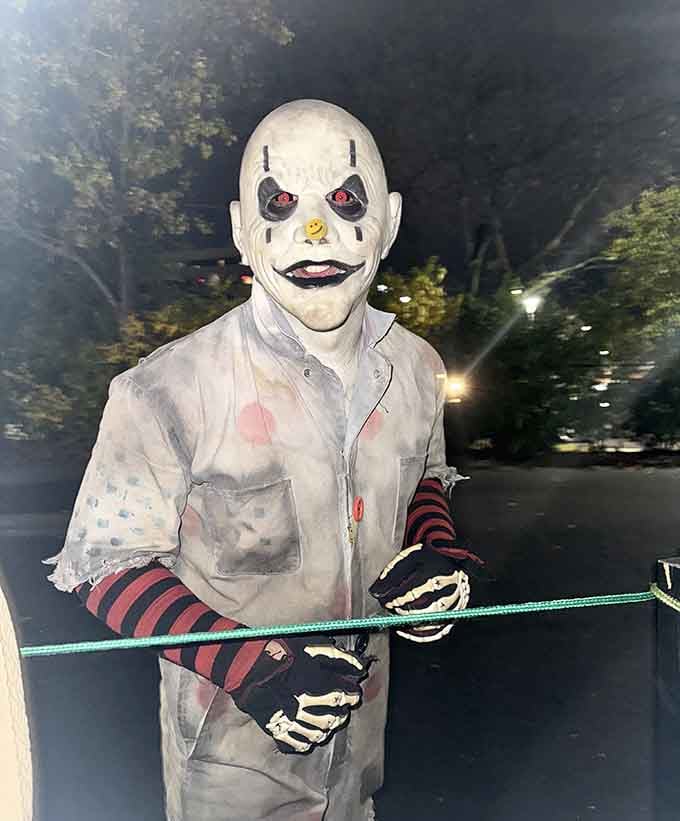 That smile suggests he knows something you don't, and trust me, you don't want to find out.