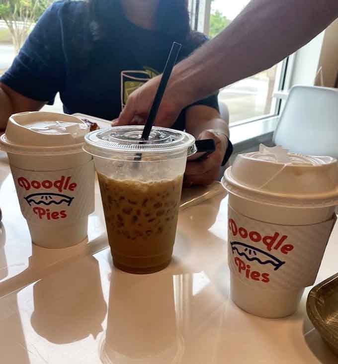 Coffee and pie go together like peanut butter and jelly, except way more sophisticated and grown-up feeling.