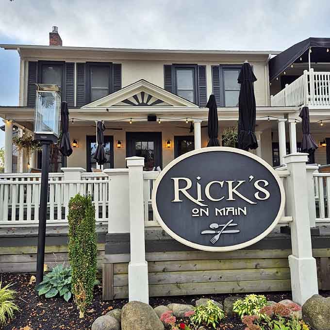 Rick's on Main sits in a historic home proving that great restaurants don't need industrial chic to impress.