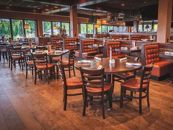 Maynard's dining room promises good food and better views, the kind of combination that makes reservations worth planning ahead.