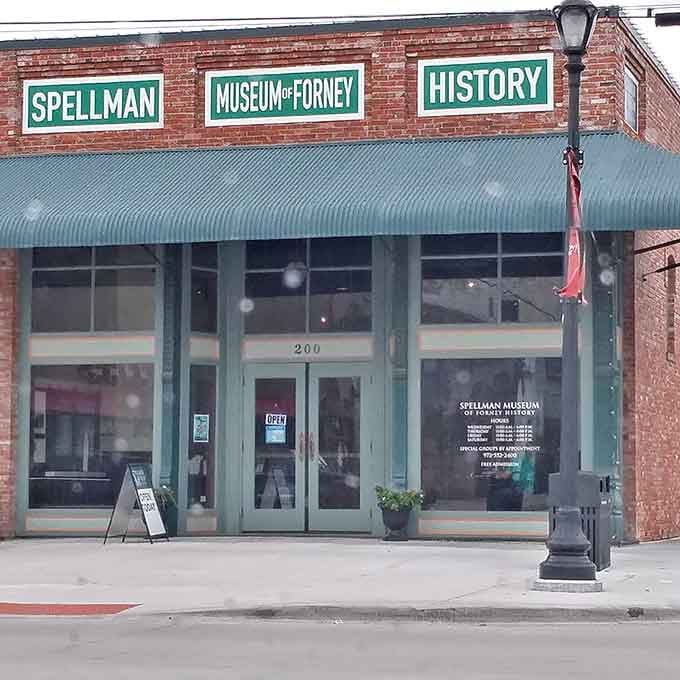 The Spellman Museum preserves Forney's heritage, adding historical context to your antiquing adventure through town.
