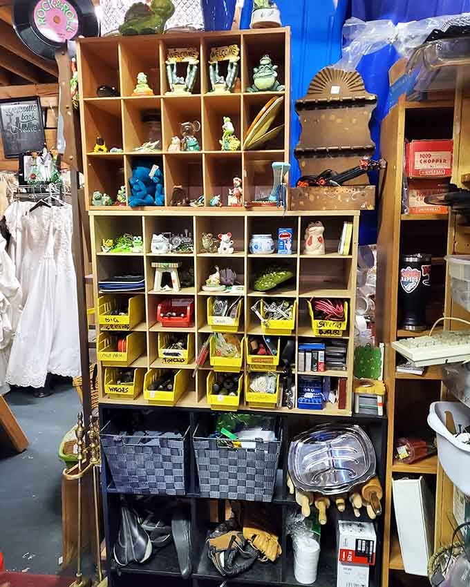 Cubby holes packed with treasures prove that good things really do come in small, carefully organized packages.