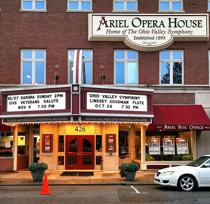 The Ariel Opera House has hosted performances since 1895, keeping culture alive in small-town America with style.
