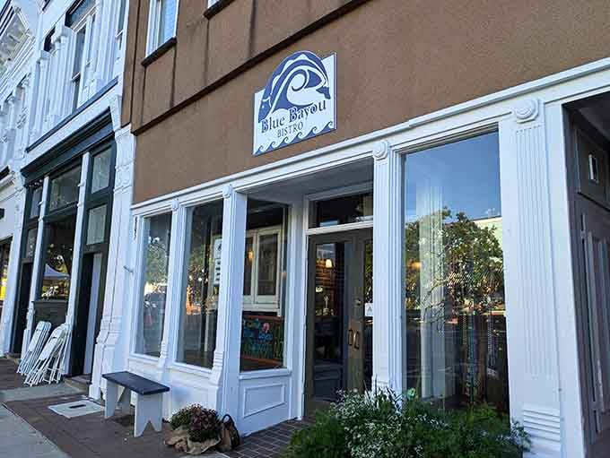 Blue Bayou's charming storefront promises the kind of meal that makes you forget you had other plans for the day.