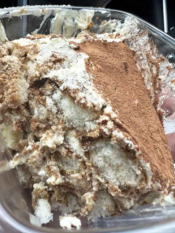 Tiramisu layers of coffee-soaked ladyfingers and mascarpone cream. Italy's greatest gift to dessert lovers everywhere, made right here.
