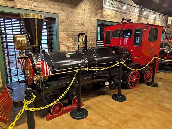 Standing next to a full-sized locomotive really puts the "iron" in iron horse, doesn't it?