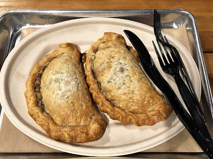 Golden hand pies that could make your grandmother jealous, assuming she's into friendly dessert competition.