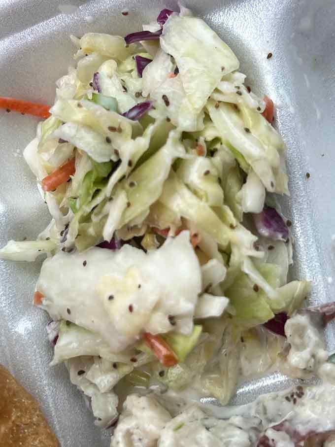 Fresh coleslaw with just the right crunch provides that cooling contrast every great barbecue meal desperately needs.