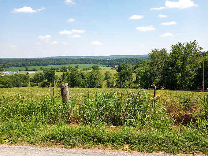 The surrounding Lawrence County landscape provides the perfect backdrop for this architectural treasure from another era.