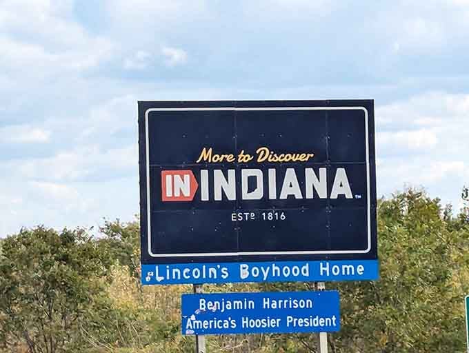 Some signs whisper their message, but this one stands tall and proud like it's got nothing to prove and everything to offer.