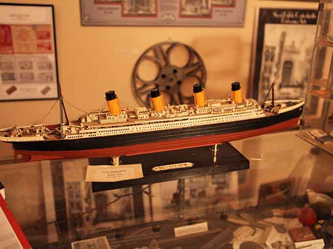 Even the Titanic makes an appearance here, because apparently one tragic story wasn't enough for this place.