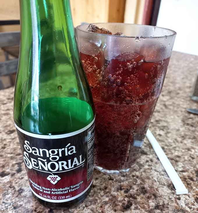 Even the Sangria Señorial adds a touch of sweetness to your meal, perfectly complementing those spicy, savory tacos.