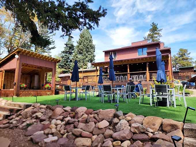 Cuchara Yacht Club's outdoor space proves you don't need an ocean to create a perfect gathering spot.