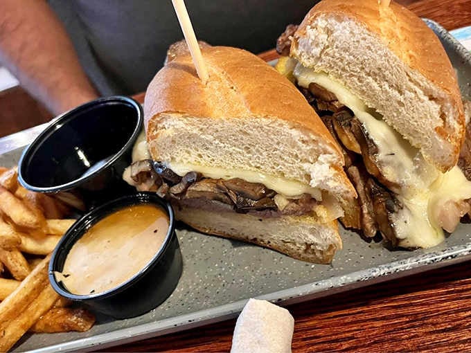 Prime rib on a burger is the kind of over-the-top genius that makes you question all previous life choices.
