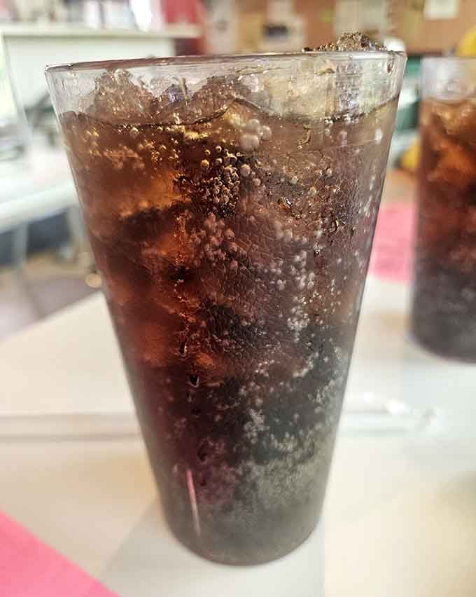 Ice-cold soda with enough bubbles to make you feel like a kid again, no matter what your driver's license says.