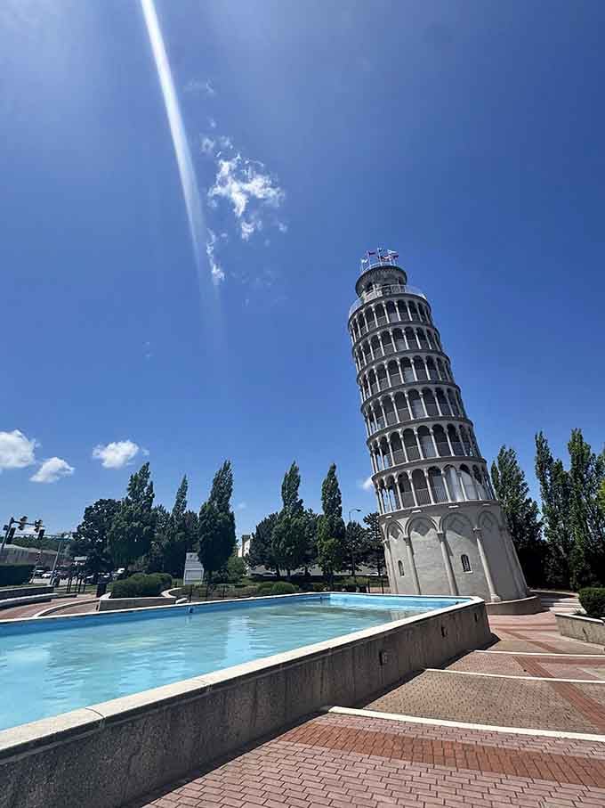 The reflecting pool doubles your tower for the price of none, best deal in Illinois.
