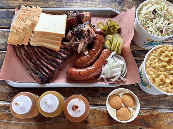 This spread looks like the BBQ version of winning the lottery, minus the taxes and distant relatives.