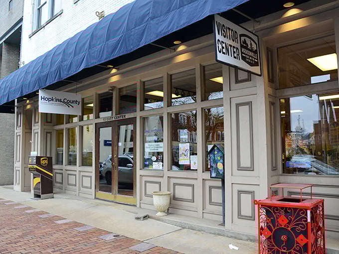 When your downtown visitor center looks this welcoming, you know the town takes hospitality seriously beyond just words.