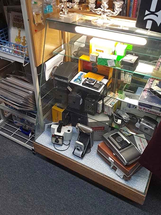 Vintage cameras that captured memories before everyone became a photographer with their phones in hand daily.