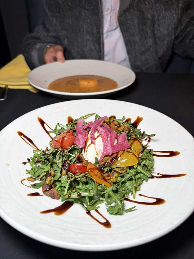 This vibrant salad with pickled onions and balsamic drizzle makes eating your vegetables feel like a celebration.