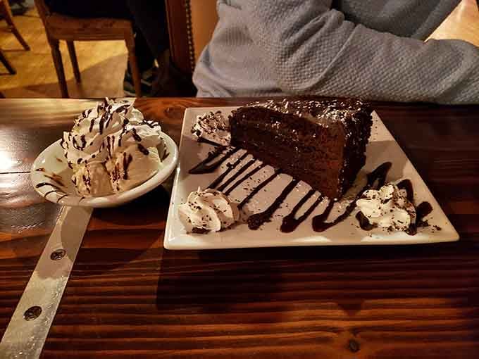 Chocolate cake this decadent should probably require a permission slip, but we won't tell anyone.