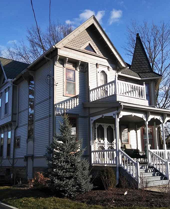 Historic homes with more character in one turret than entire suburban developments combined.