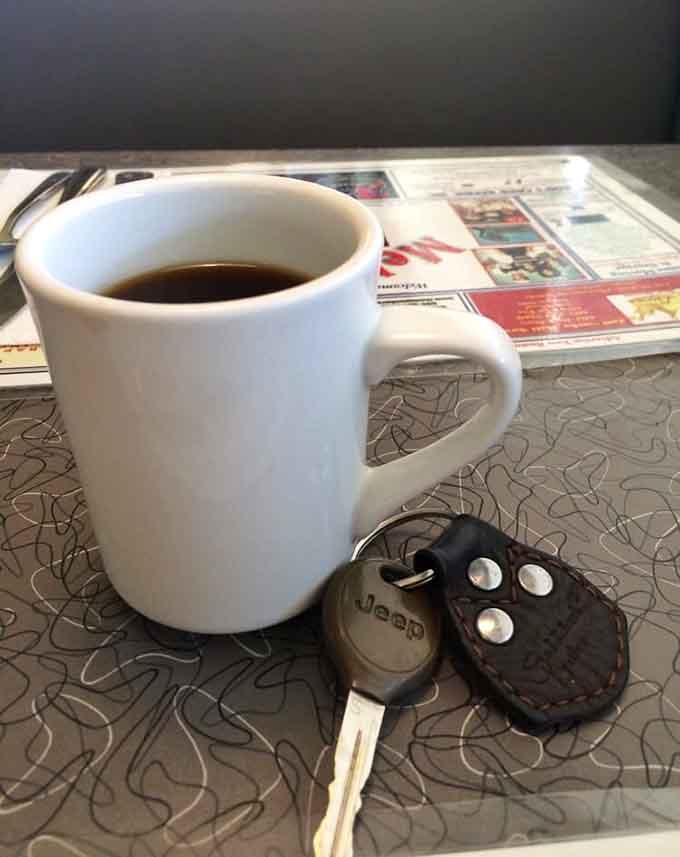 Simple coffee in a classic mug, because sometimes the best things don't need Instagram filters.