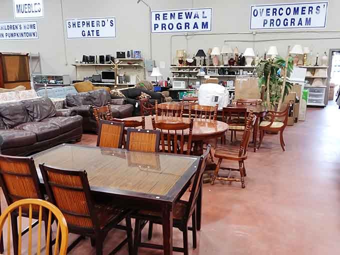 Dining tables ready to host everything from Tuesday dinners to your legendary Thanksgiving feast chaos.