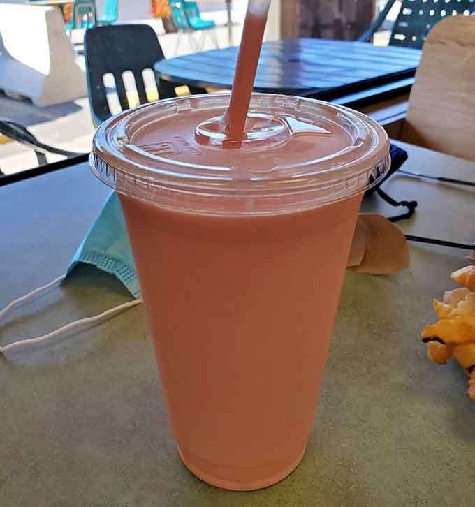 Sometimes the perfect meal companion is a cold drink that's as straightforward as the food itself.