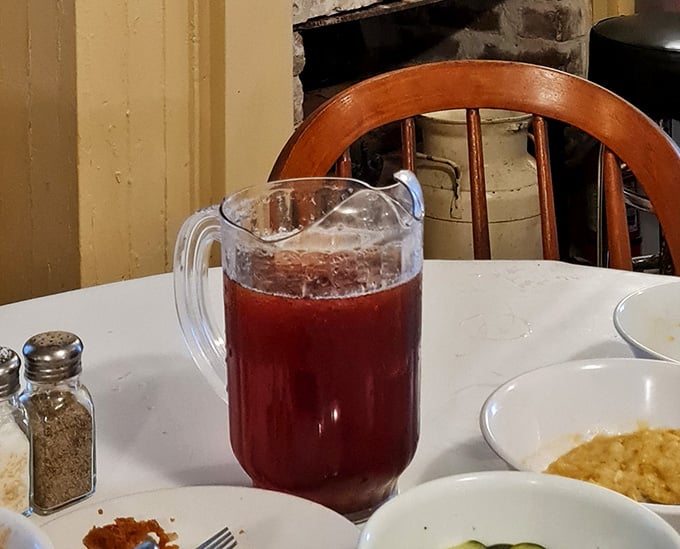 That pitcher of sweet tea is sweeter than your grandmother's compliments and twice as refreshing on a Savannah afternoon.