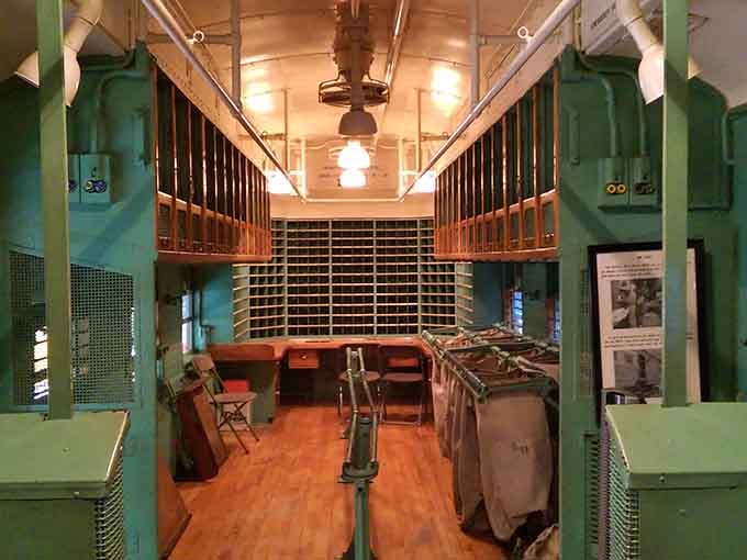 Step inside this restored mail car and you're transported to when trains carried everything from letters to dreams across America.