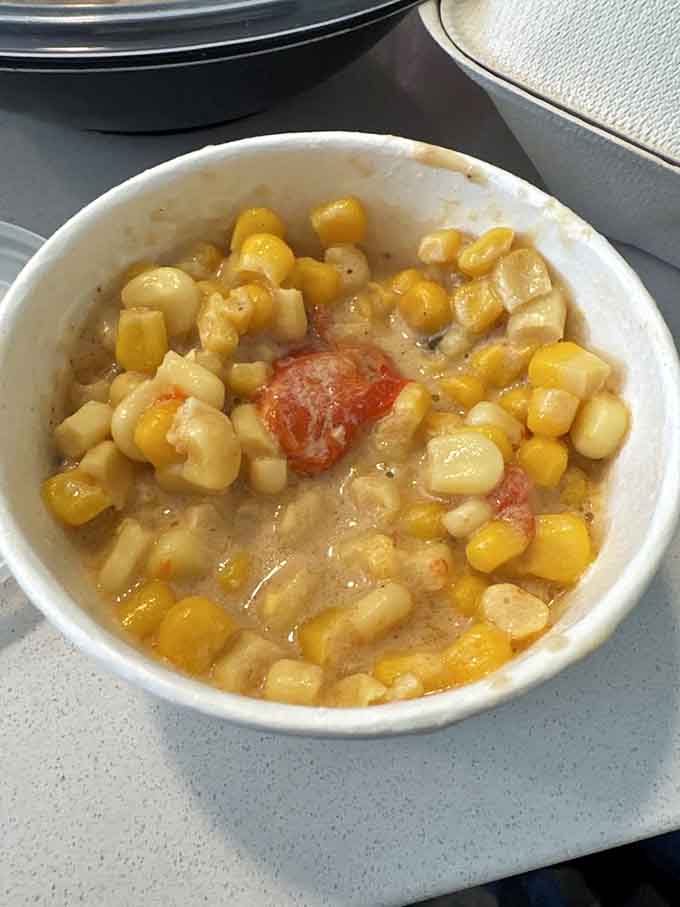 Creamy corn that'll make you reconsider every sad can of vegetables you've ever opened at home.